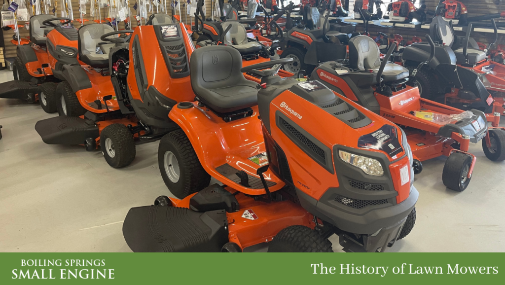 The History of Lawn Mowers | Lawn Mower Sales and Service | Spartanburg ...